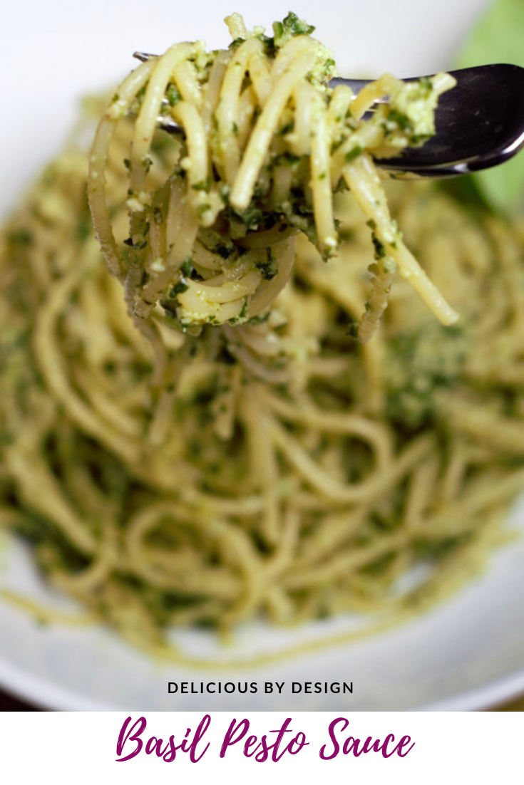 Basil Pesto Sauce Recipe - Delicious by Design