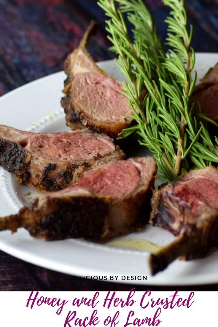 Honey Herb Crusted Rack of Lamb - Delicious by Design