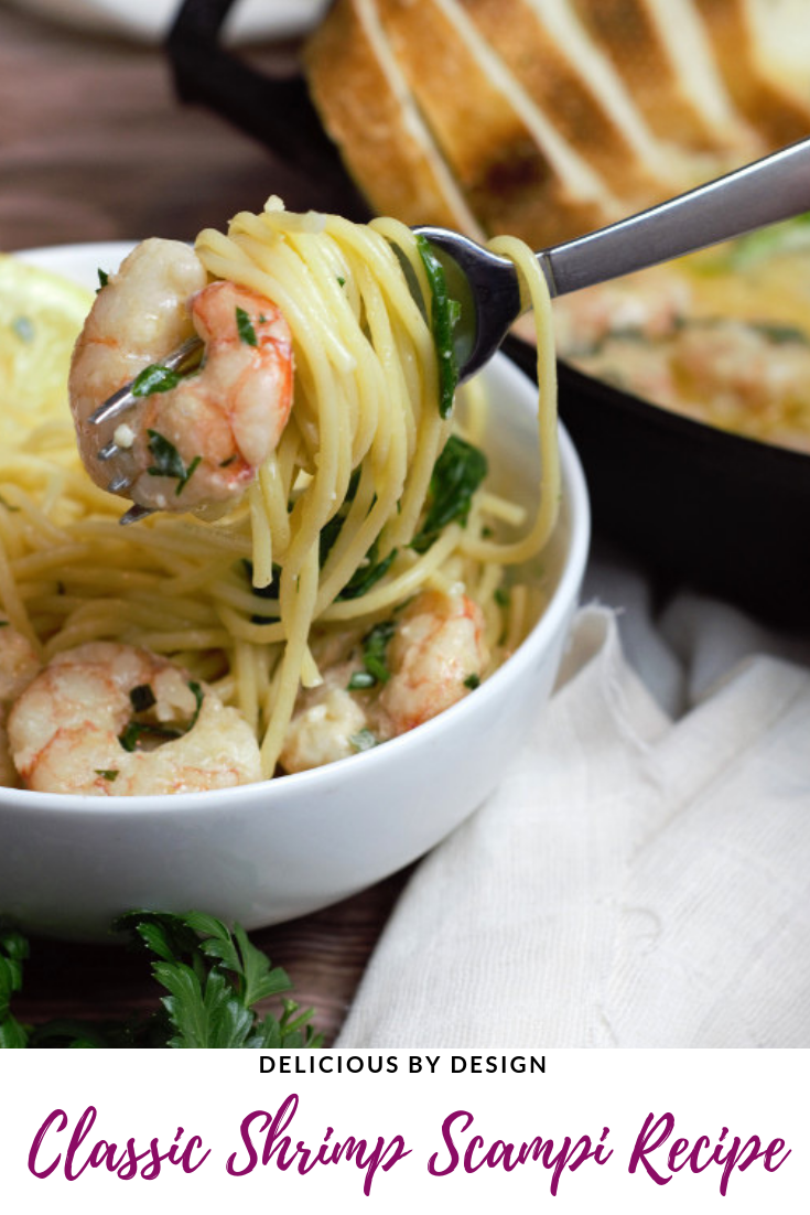 Classic Shrimp Scampi Recipe - Delicious by Design
