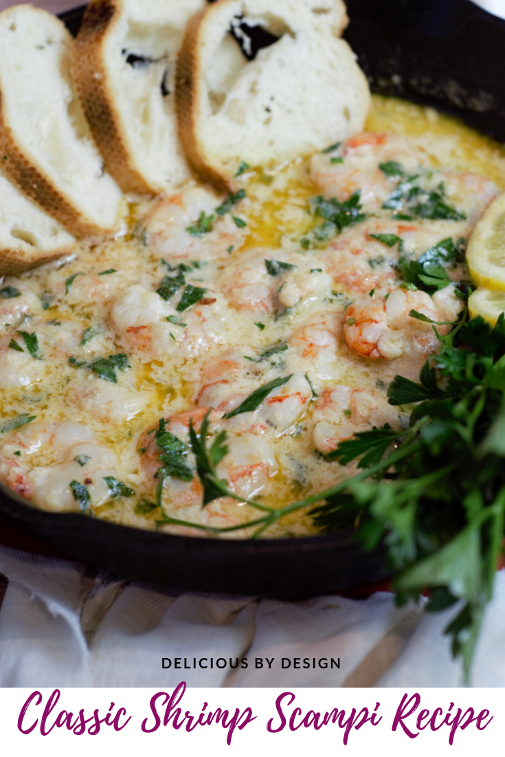 Classic Shrimp Scampi Recipe - Delicious by Design