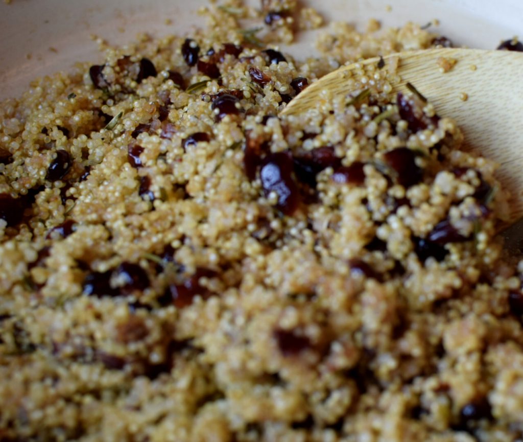 Spiky Thyme Cranberry Quinoa - Delicious by Design