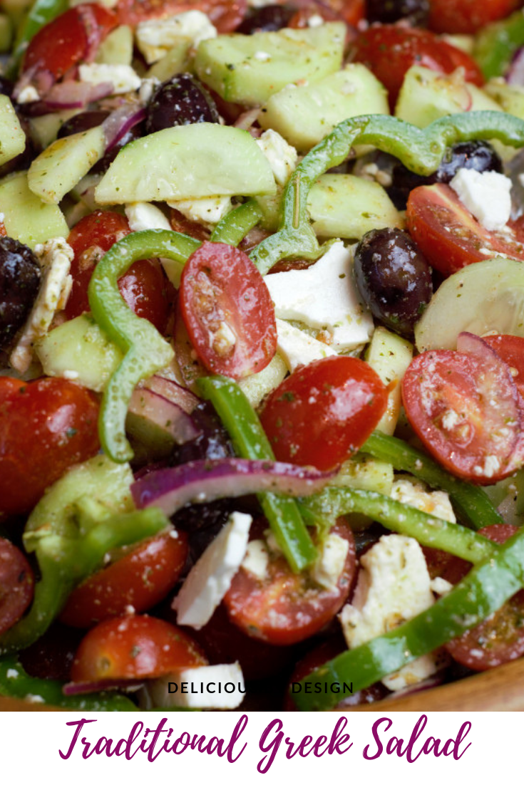 Traditional Greek Salad Recipe - Delicious by Design