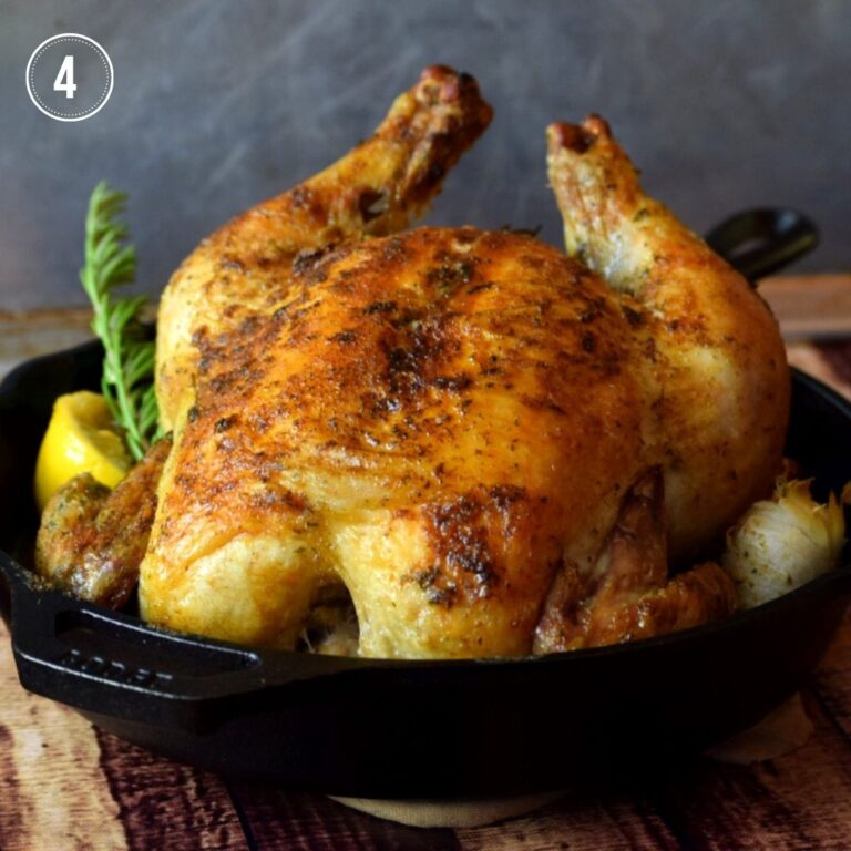 Simple Whole Roasted Chicken - Delicious by Design