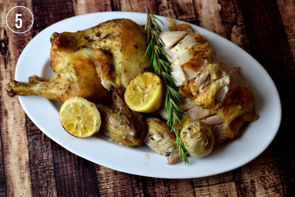 Simple Whole Roasted Chicken - Delicious by Design