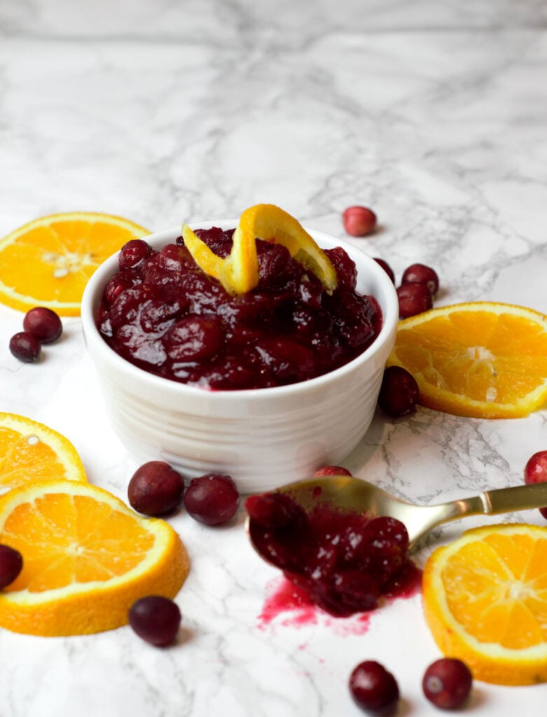 Cinnamon Orange Cranberry Sauce - Delicious by Design