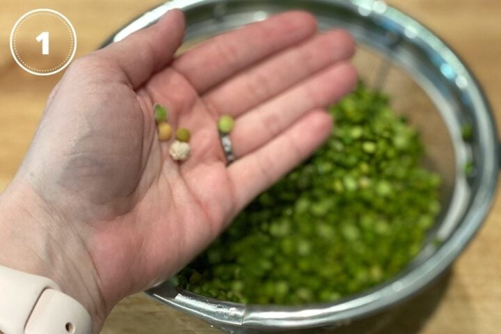 Split Pea Vegetable Soup with Pearl Barley - Delicious by Design