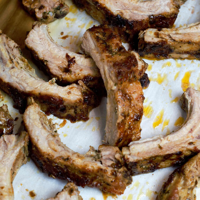 Fall off the Bone Baby Back Ribs in the Oven - Delicious by Design