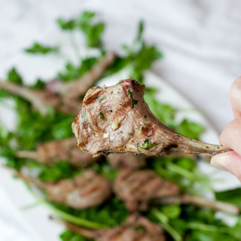 Lamb Lollipops (Grilled Lamb Chops) - Delicious by Design