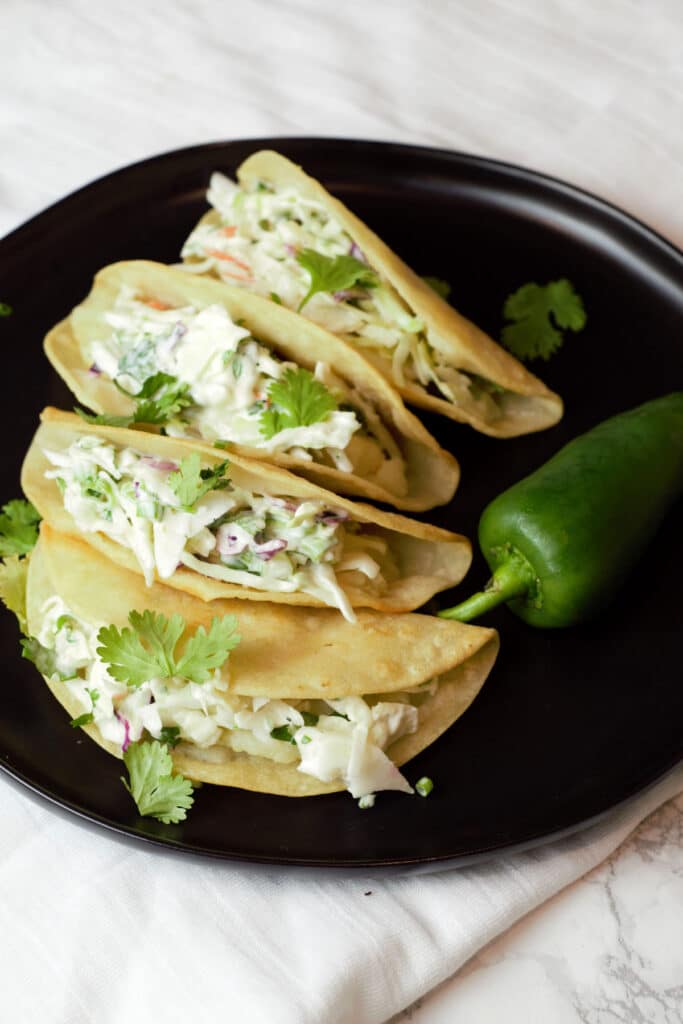 Crispy Fried Potato Tacos (Tacos de Papa) - Delicious by Design