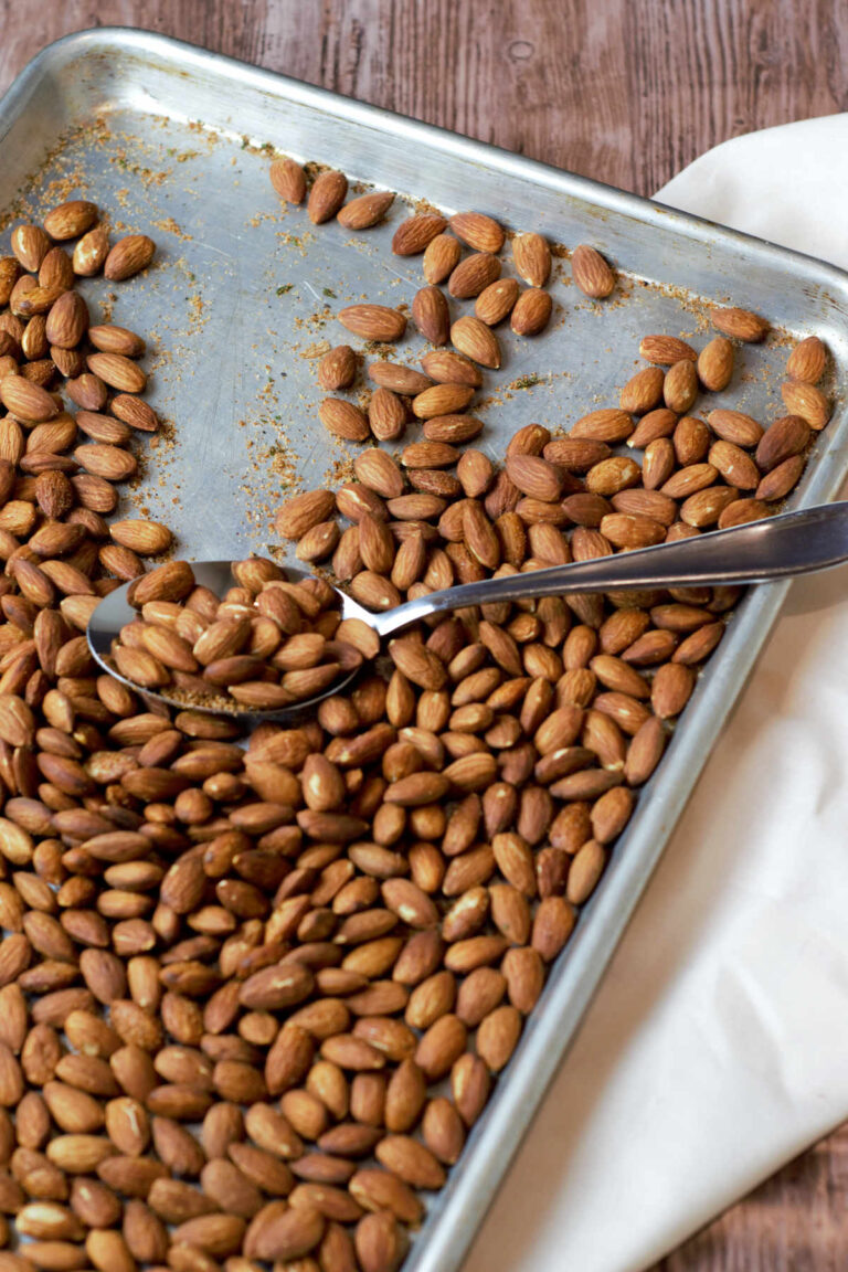 Roasted Almonds with Barbecue Seasoning - Delicious by Design