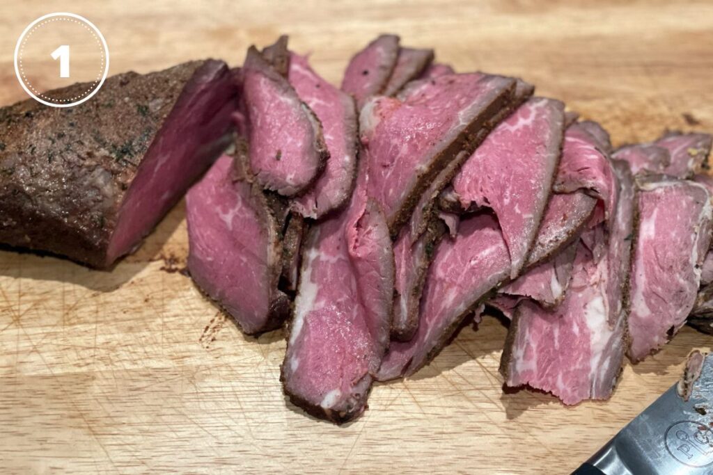 Tri-Tip Sandwich with Peppers and Onions - Delicious by Design