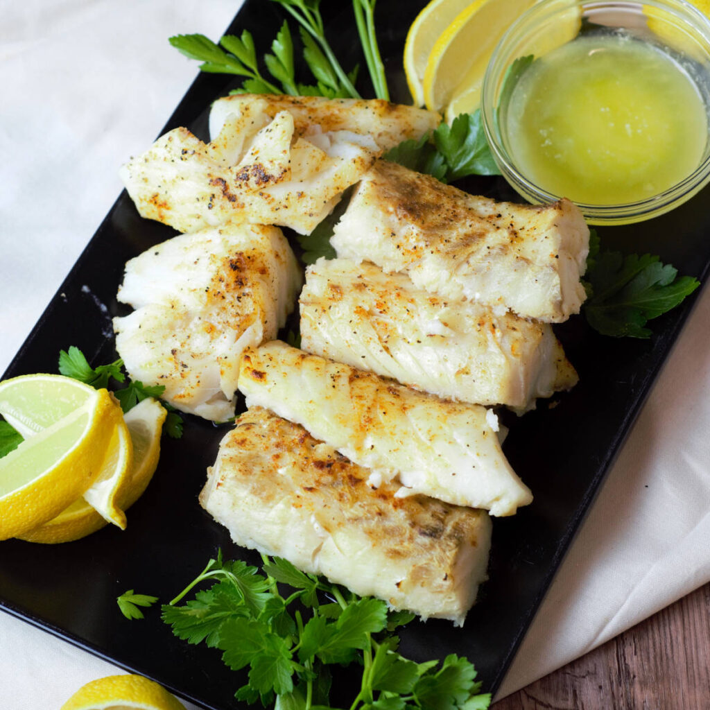 Poor Man's Lobster : Butter Broiled Cod - Delicious by Design