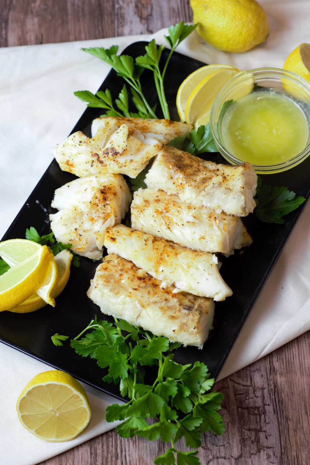 Poor Man's Lobster : Butter Broiled Cod - Delicious by Design