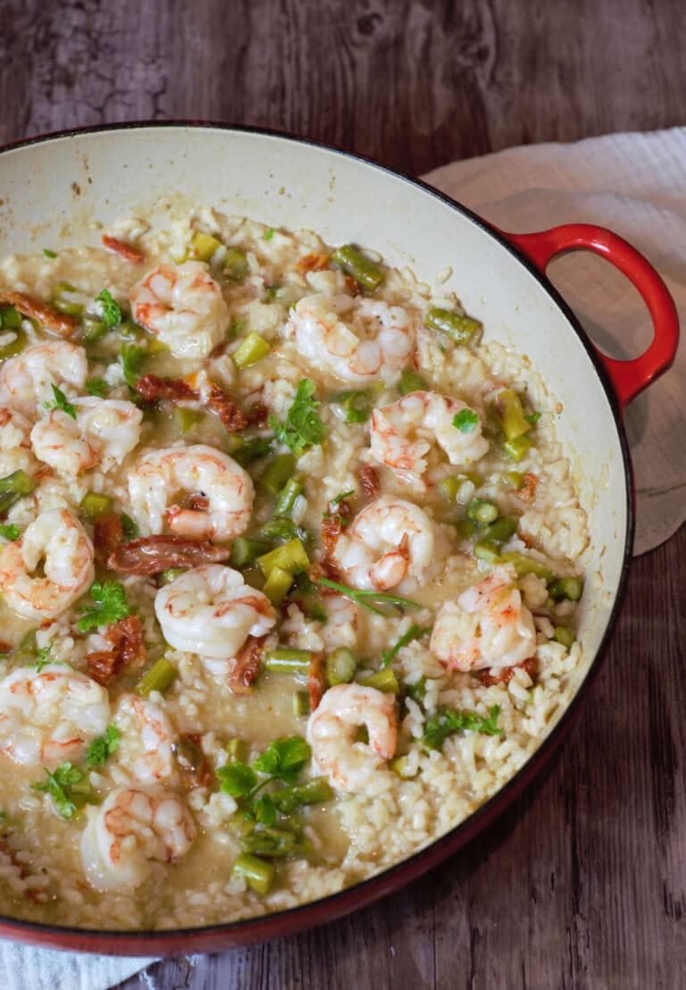 Creamy Prawn Risotto (Shrimp) - Delicious by Design
