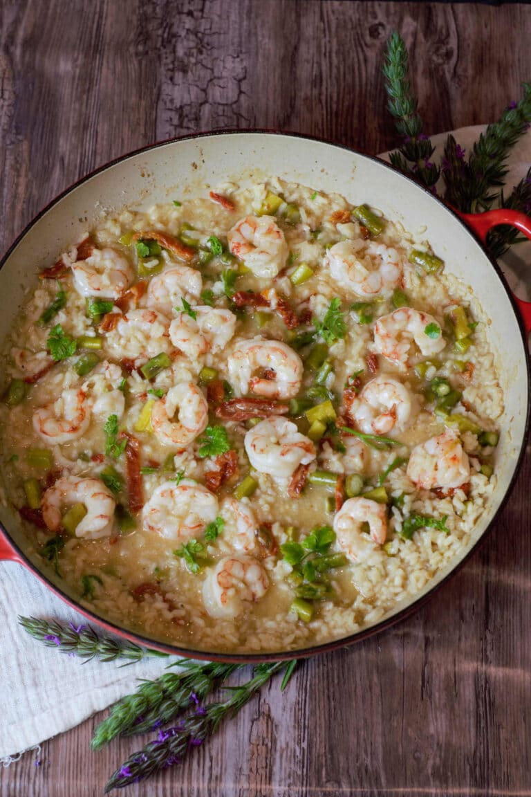 Creamy Prawn Risotto (Shrimp) - Delicious by Design