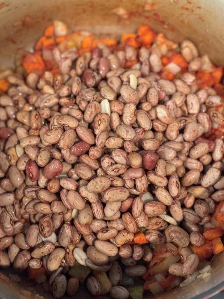 Tuscan Borlotti Bean Soup with Farro - Delicious by Design